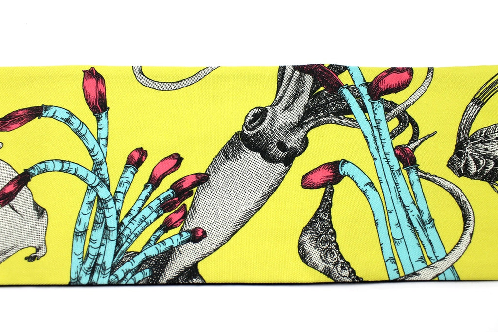 Deep Sea Creatures Cotton Obi belt- Modern Antenna – SALZ Tokyo